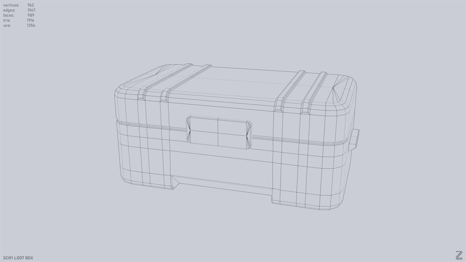 3D Scifi Loot Box Model - TurboSquid 2219793