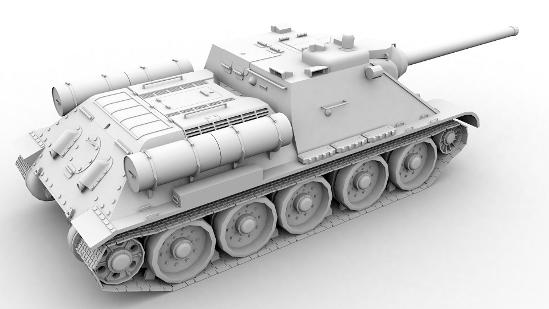 Su 85 Su-85 3d Model