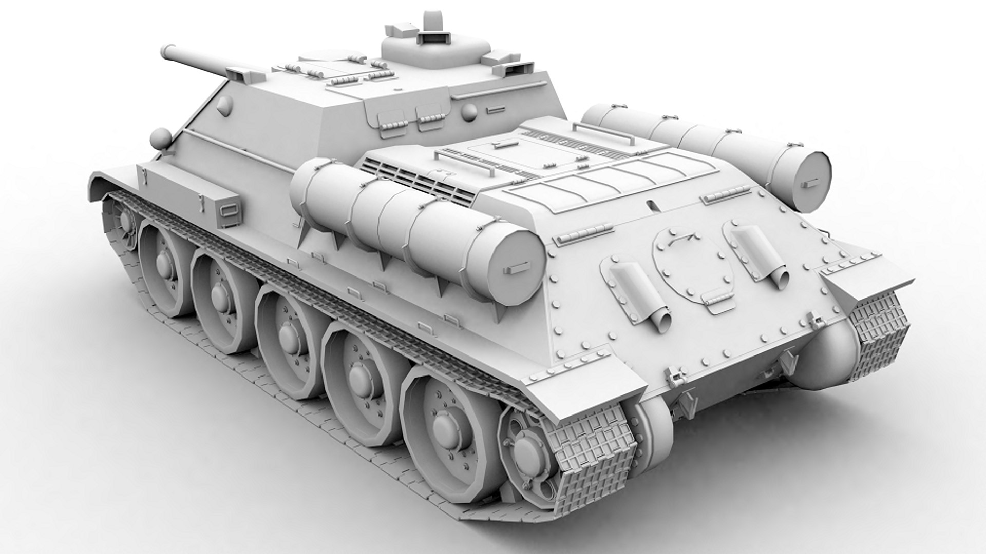 Su 85 Su-85 3d Model