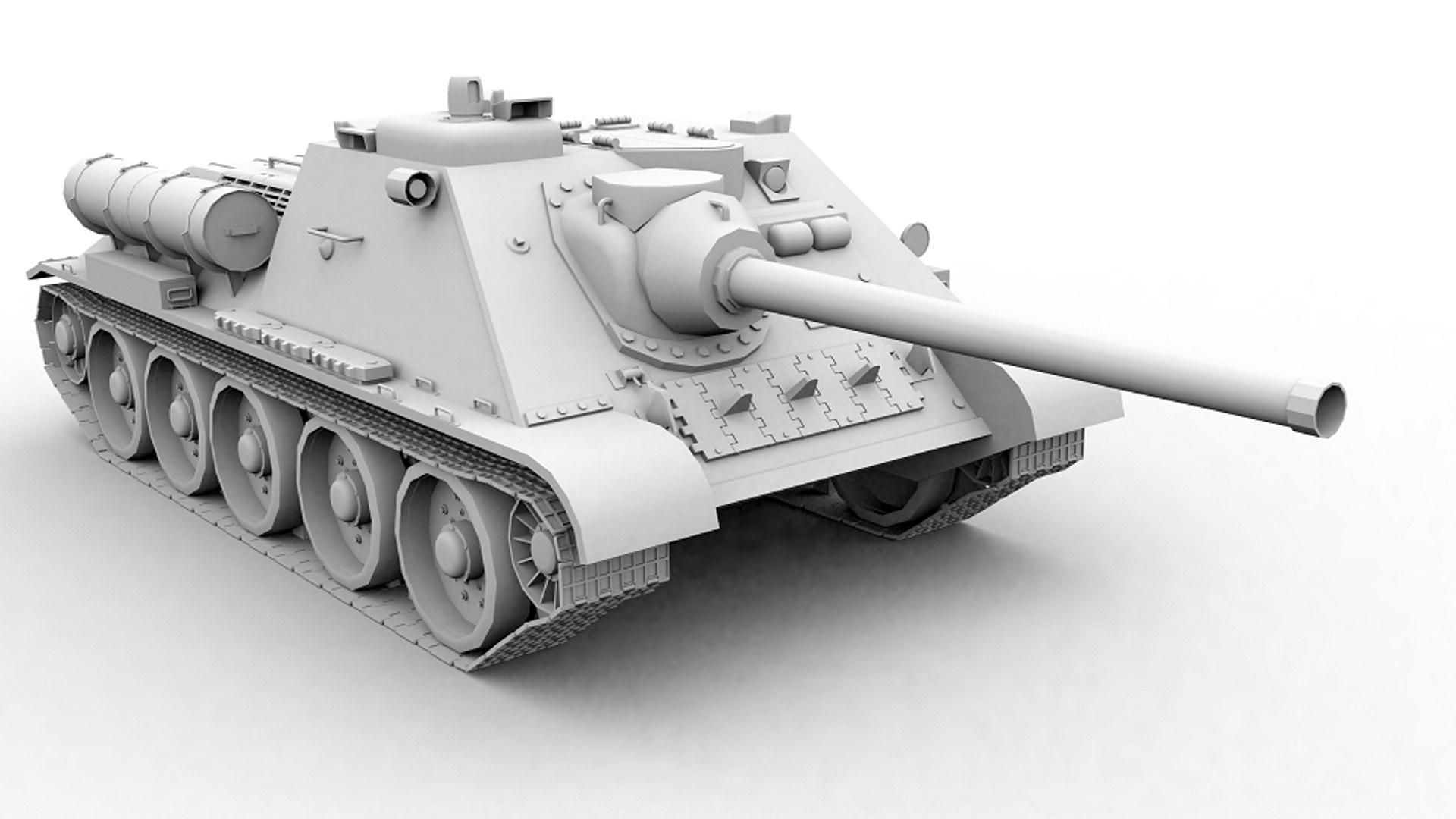 Su 85 Su-85 3d Model