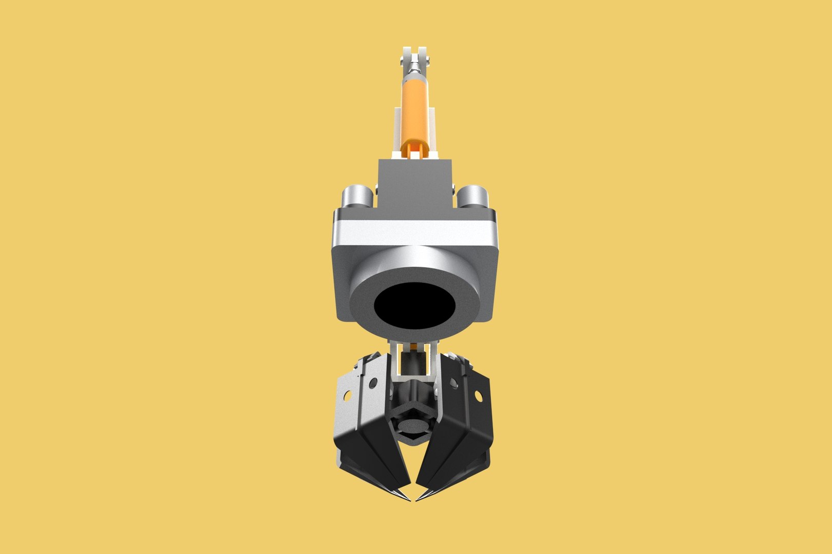 MOUNTED ATTACHMENT ARM CRANE TRUCK BULLDOZER EXCAVATOR TRACTOR 3D Model ...