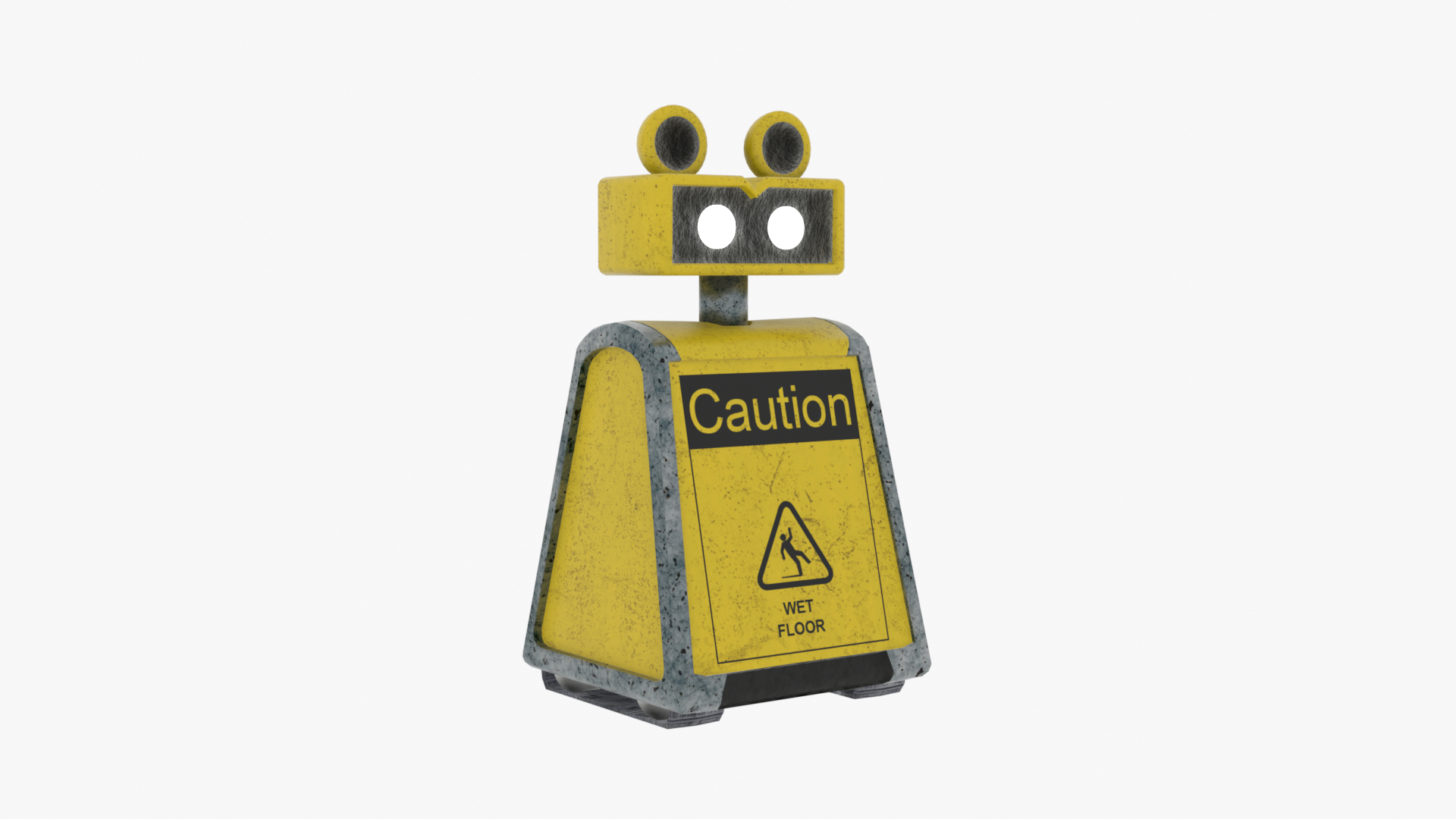 3D FNaF Caution Bot - TurboSquid 2363215