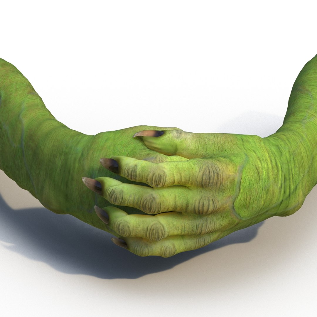goblin hands pose 4 3d c4d