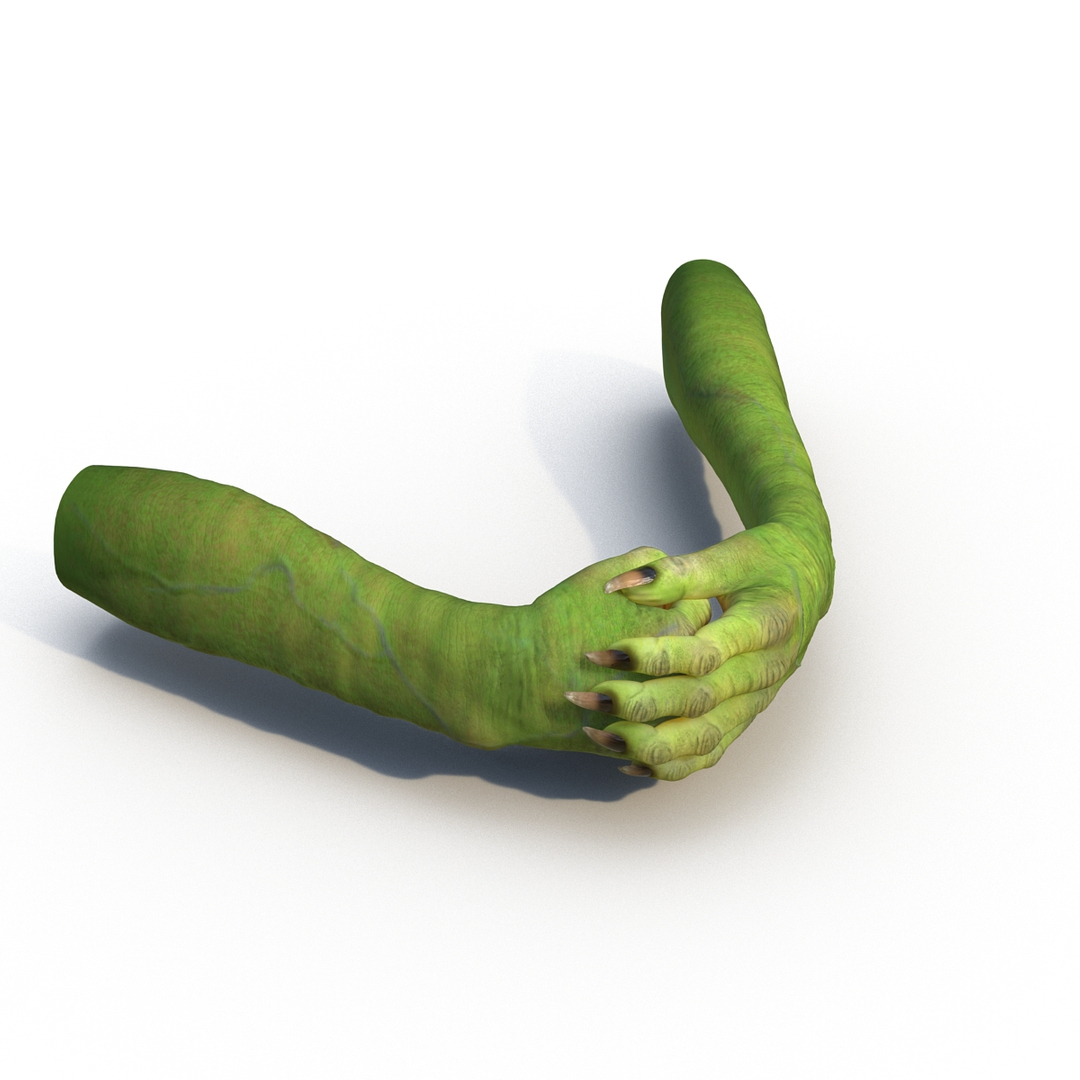 Goblin Hands Pose 4 3d C4d