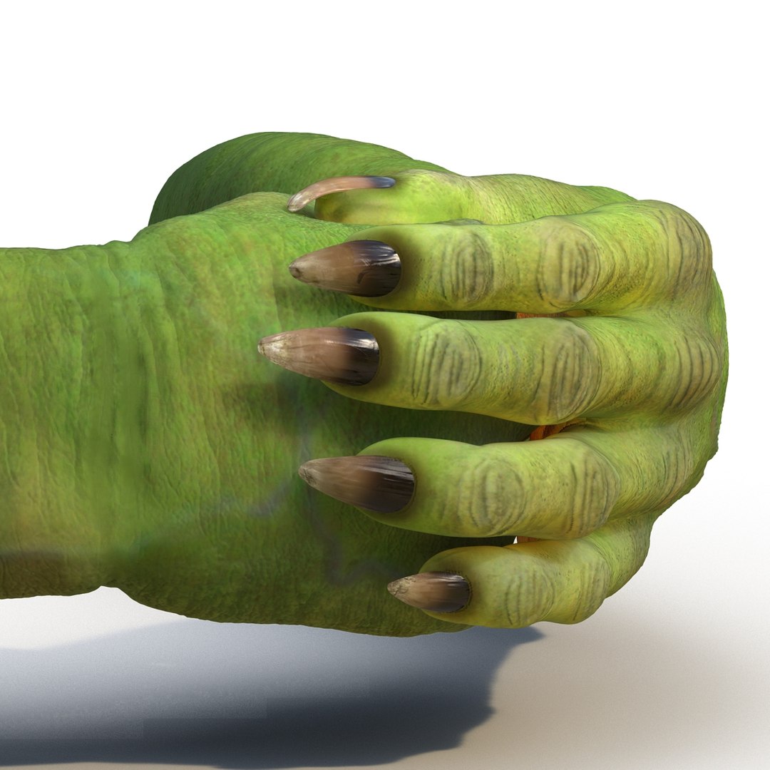 goblin hands pose 4 3d c4d