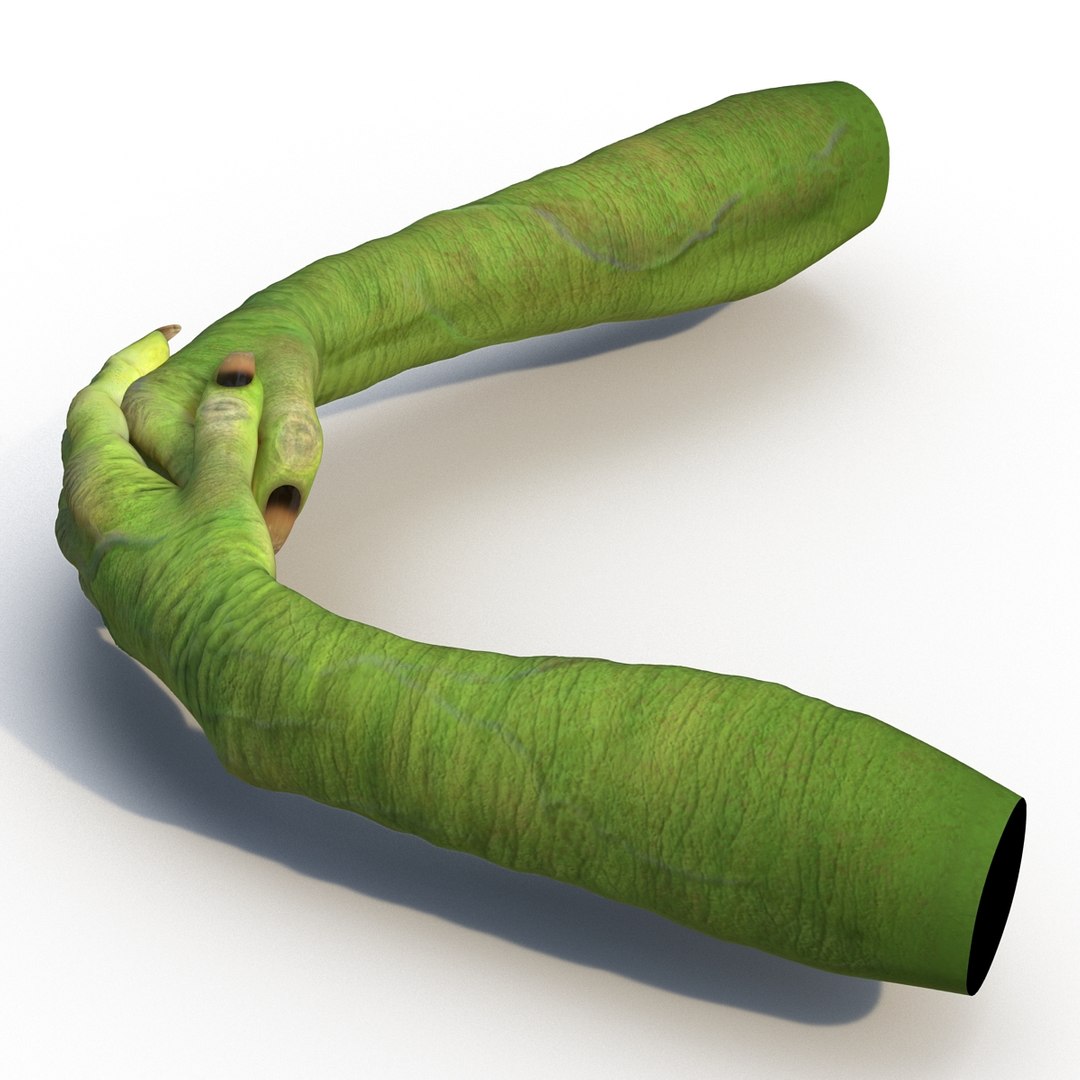 Goblin Hands Pose 4 3d C4d