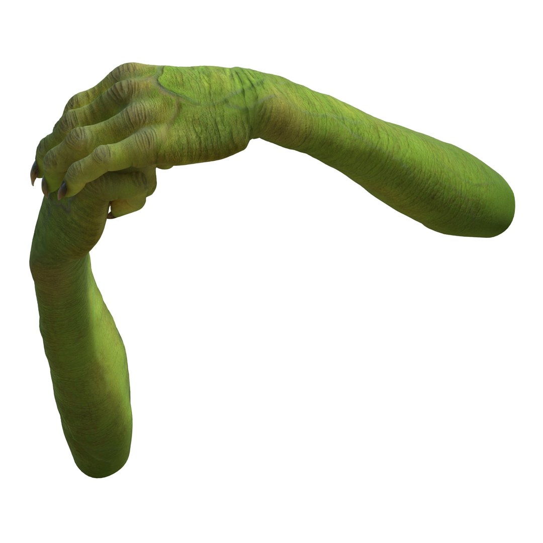 goblin hands pose 4 3d c4d