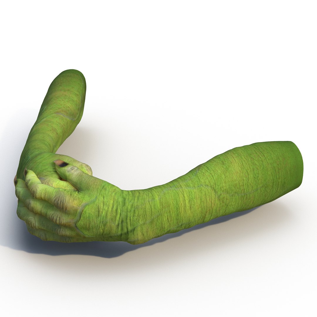Goblin Hands Pose 4 3d C4d