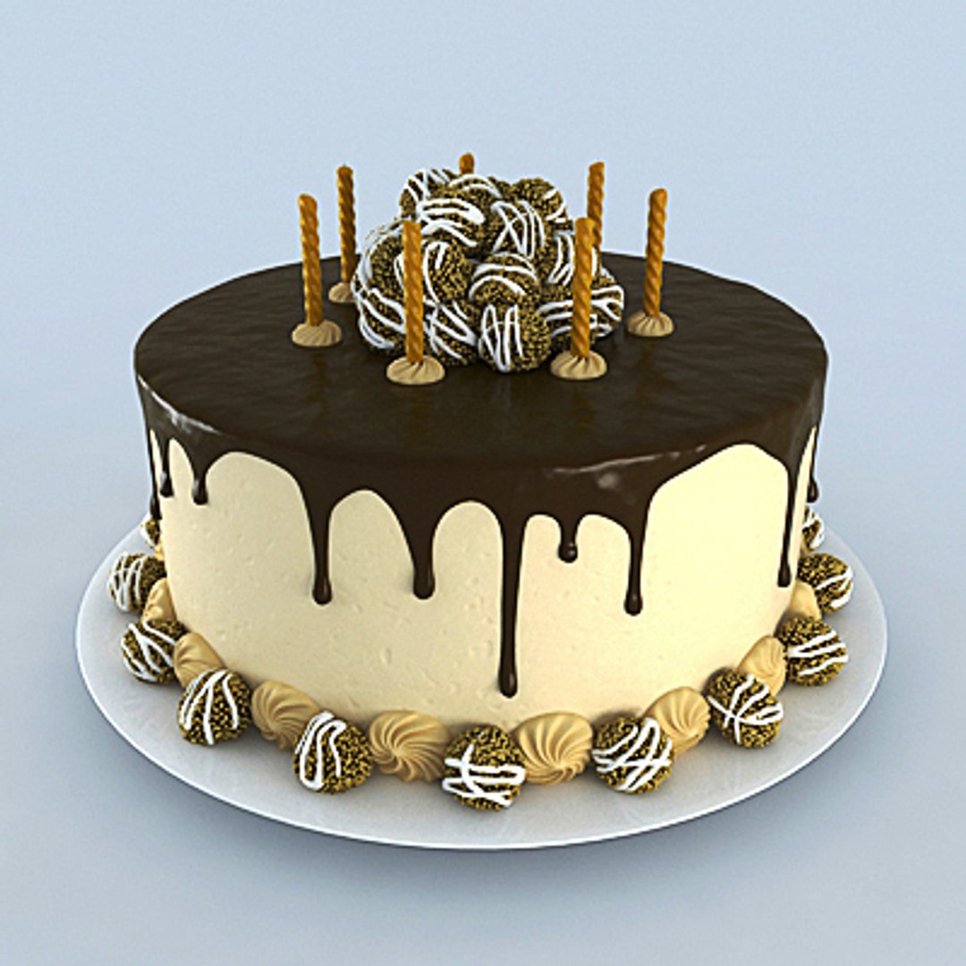 3d model cake bake 3dr114