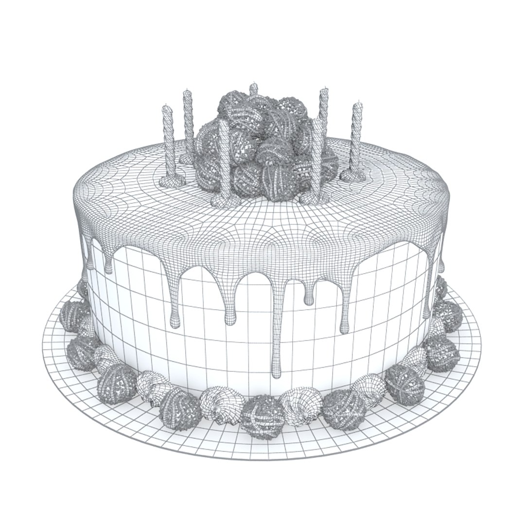 3d model cake bake 3dr114