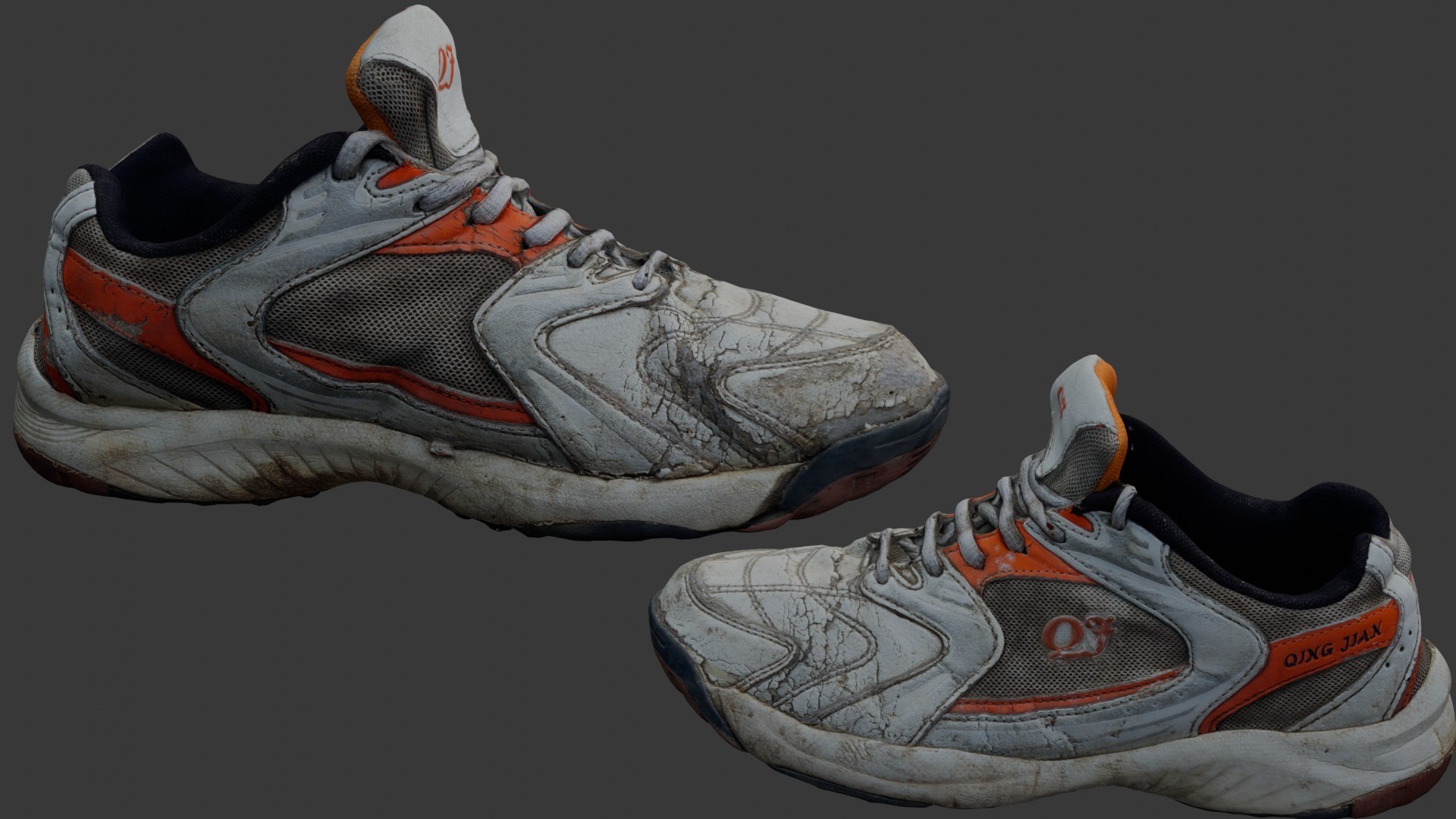 Worn Dirty Sneaker Scan 3D - TurboSquid 2398044