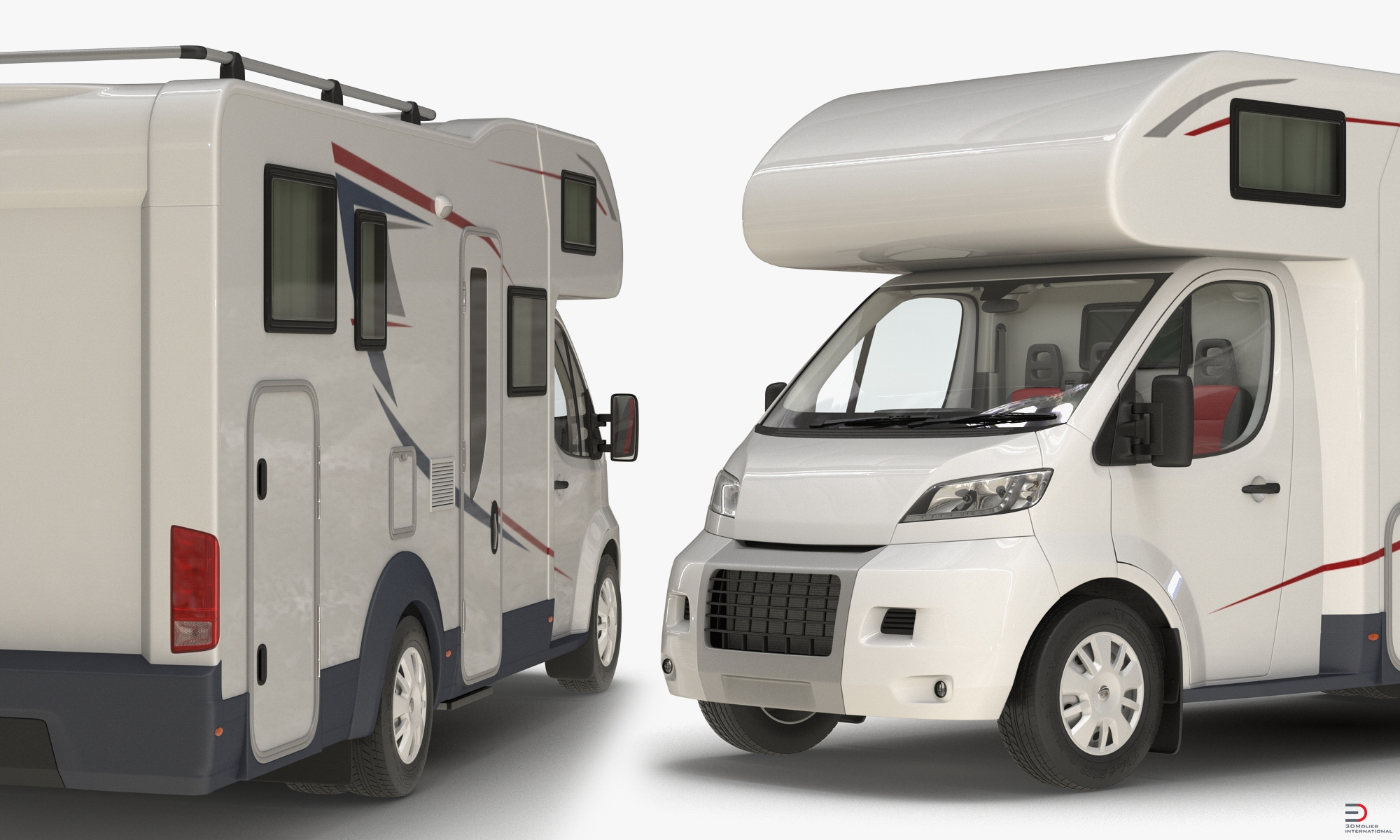 3d model motorhome generic modeled