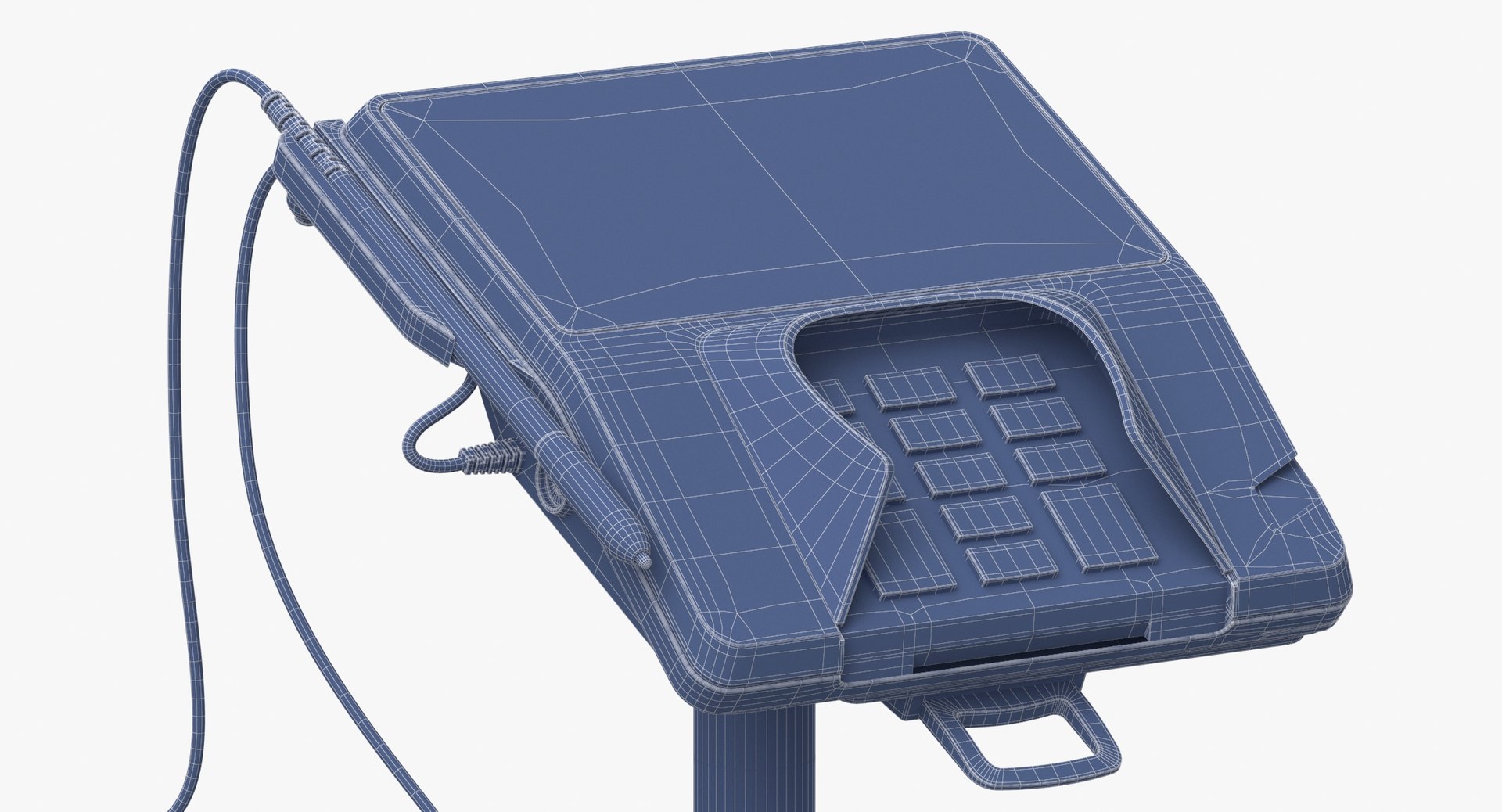 Credit Card Processing Device model - TurboSquid 2048078
