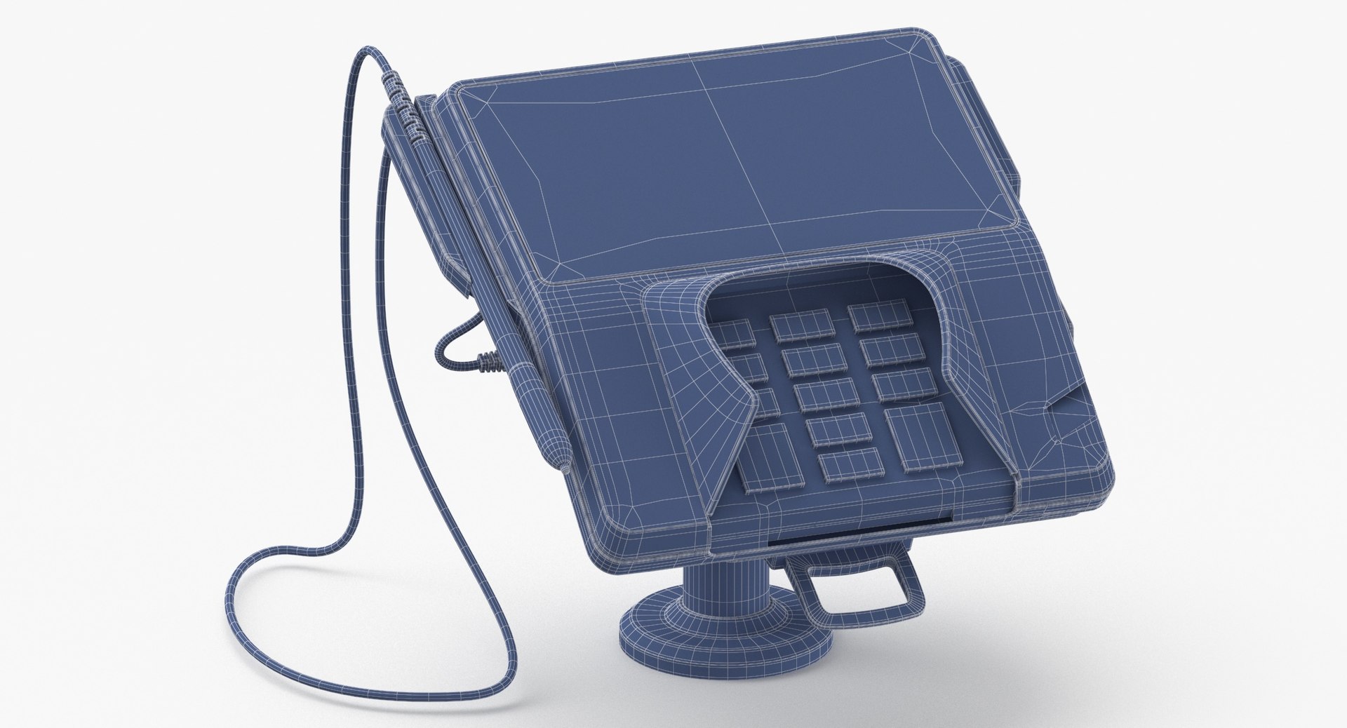 Credit Card Processing Device model - TurboSquid 2048078