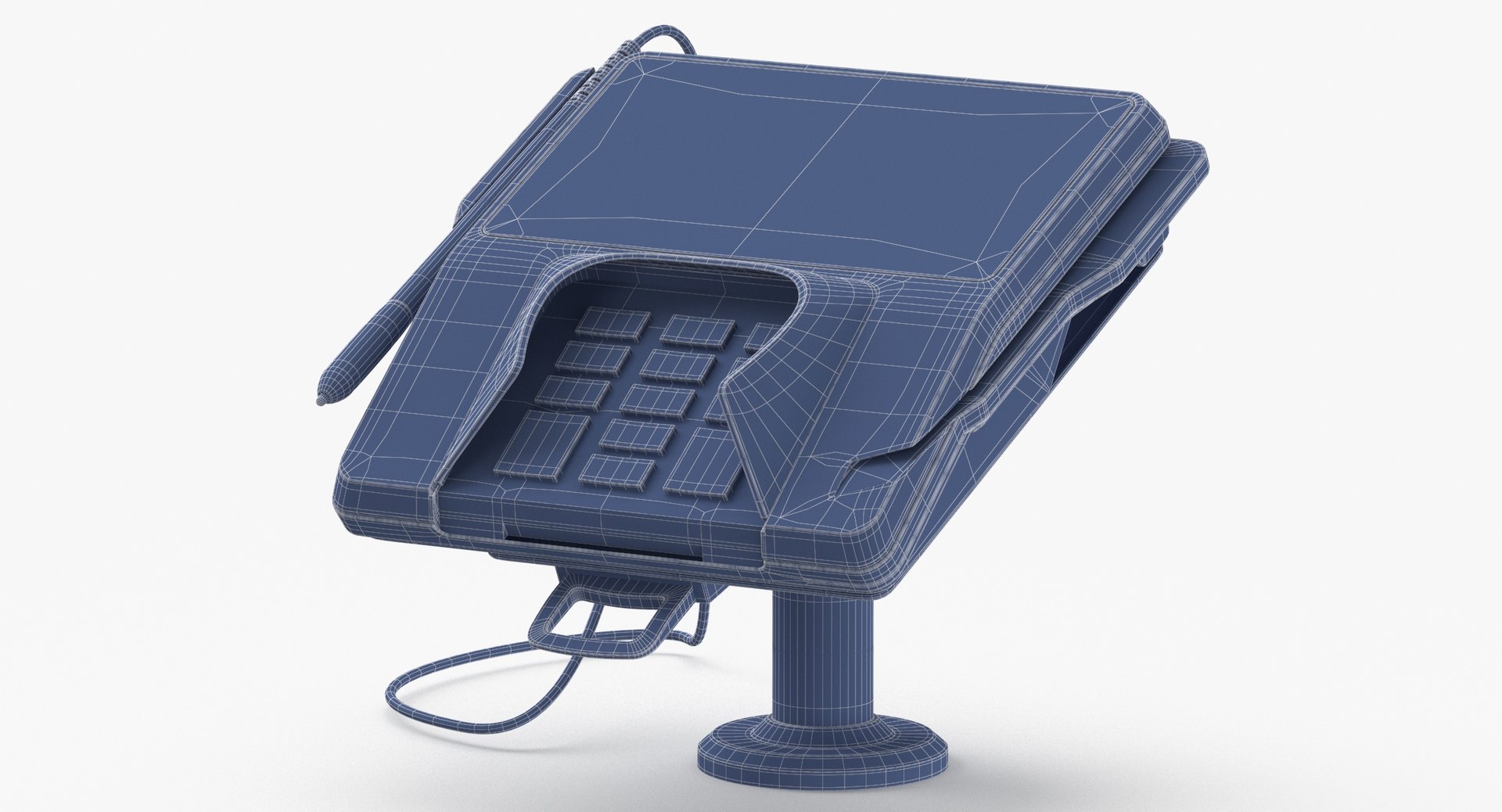 Credit Card Processing Device model - TurboSquid 2048078