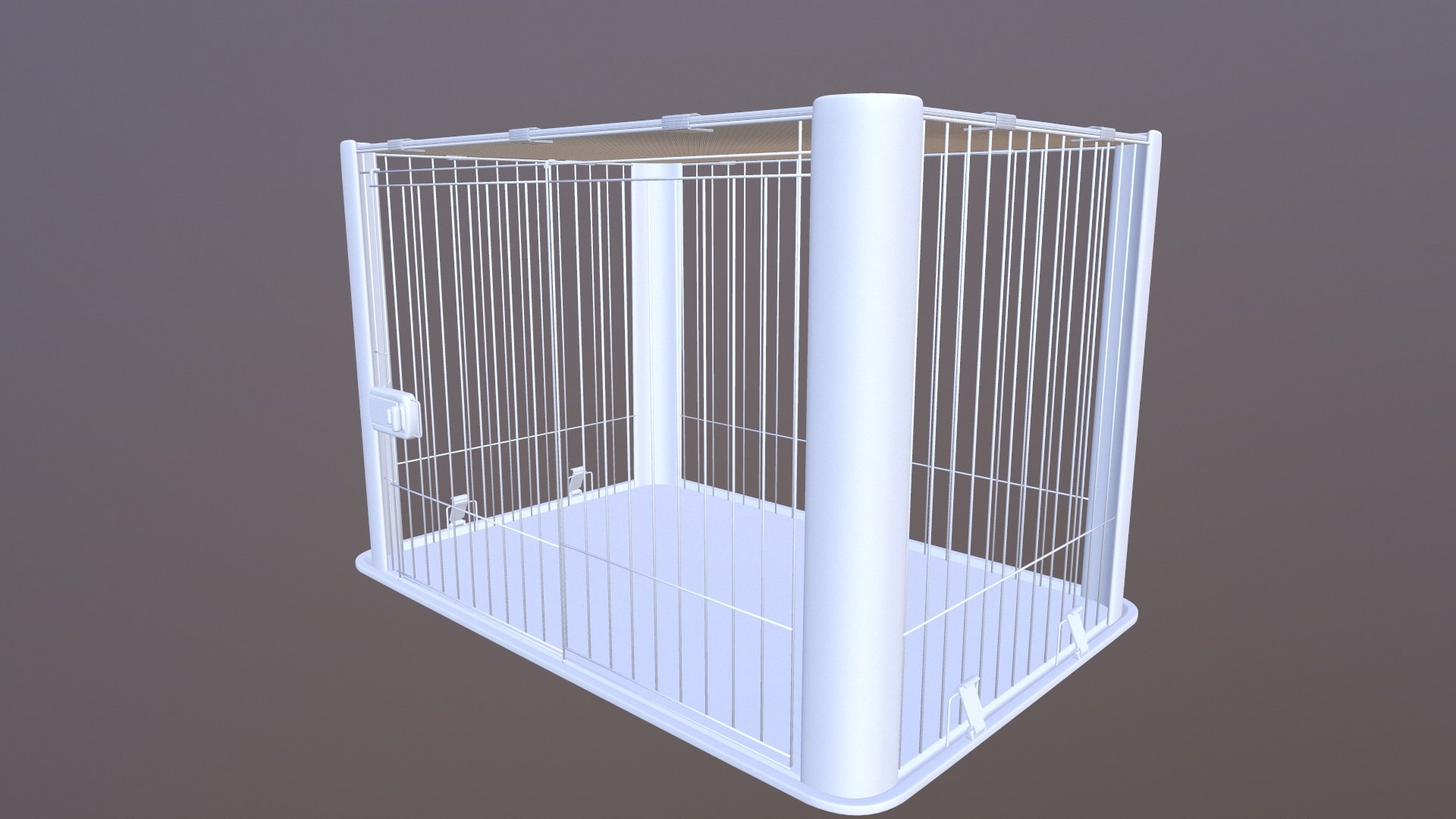 Dog Cage 3D Model - TurboSquid 2030446