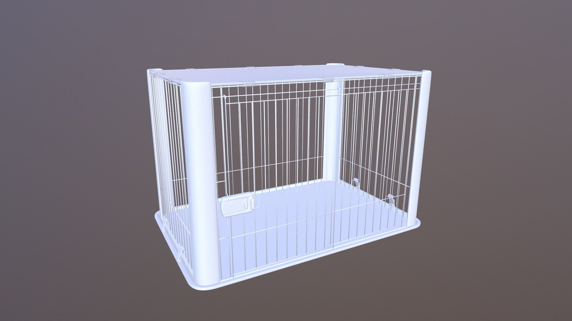 Dog Cage 3D Model - TurboSquid 2030446