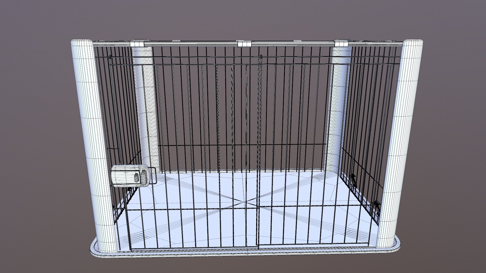 Dog Cage 3D Model - TurboSquid 2030446