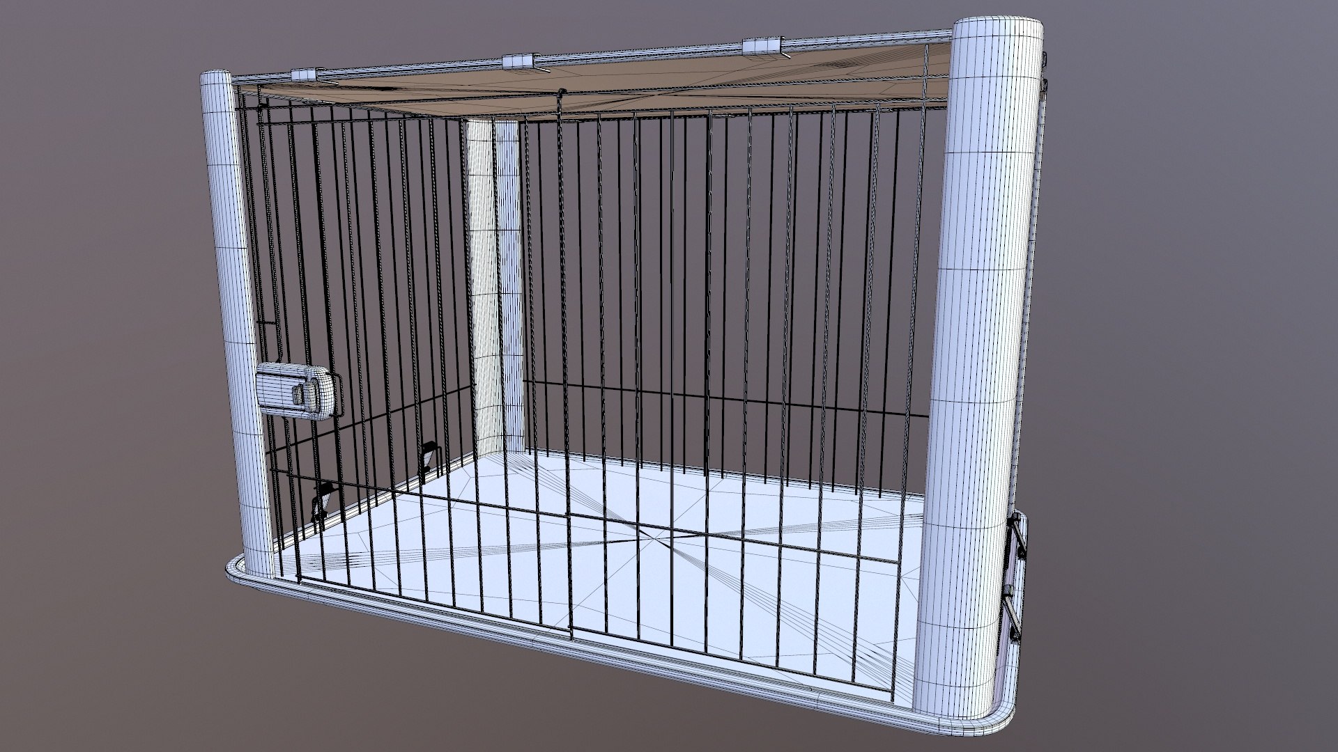 Dog Cage 3D Model - TurboSquid 2030446