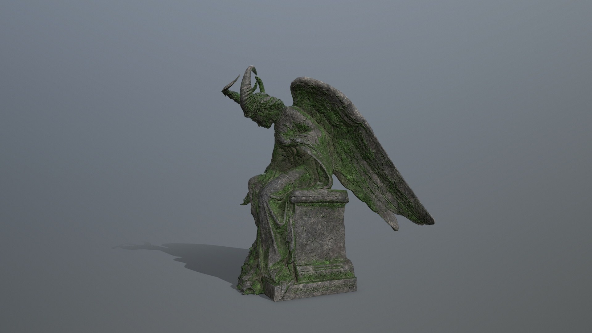 3D Angel Statue Model - TurboSquid 2153487
