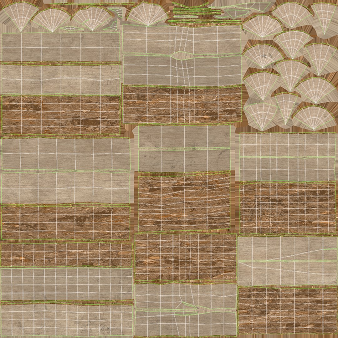 3D Firewood Stack - TurboSquid 1983721