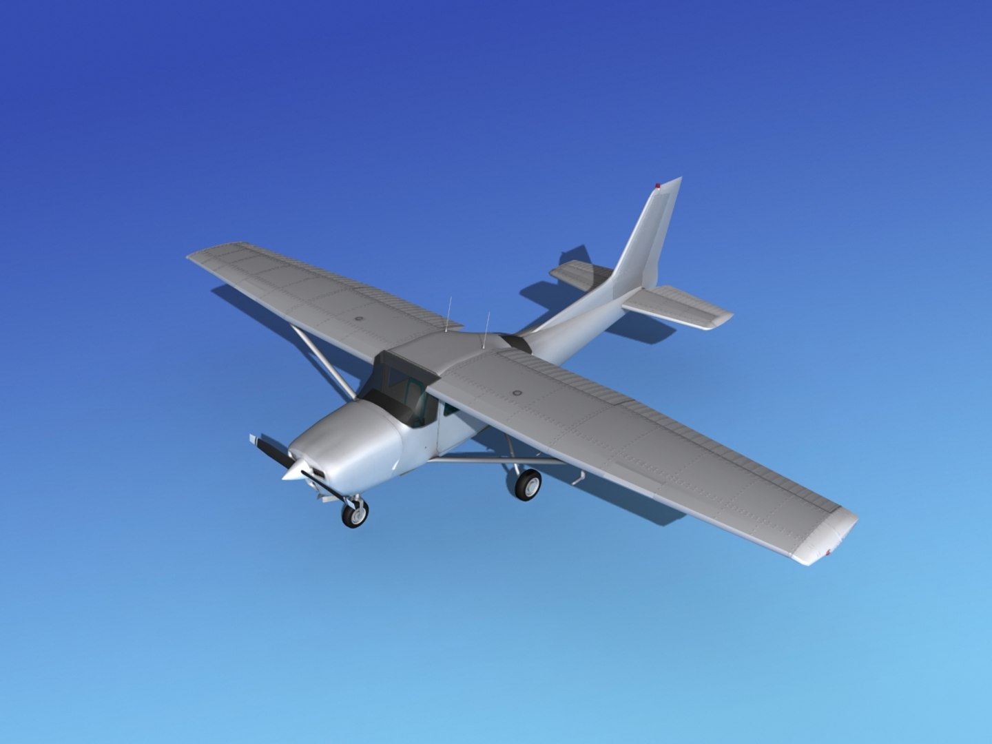 cessna 172 cutlass 172rg 3d model