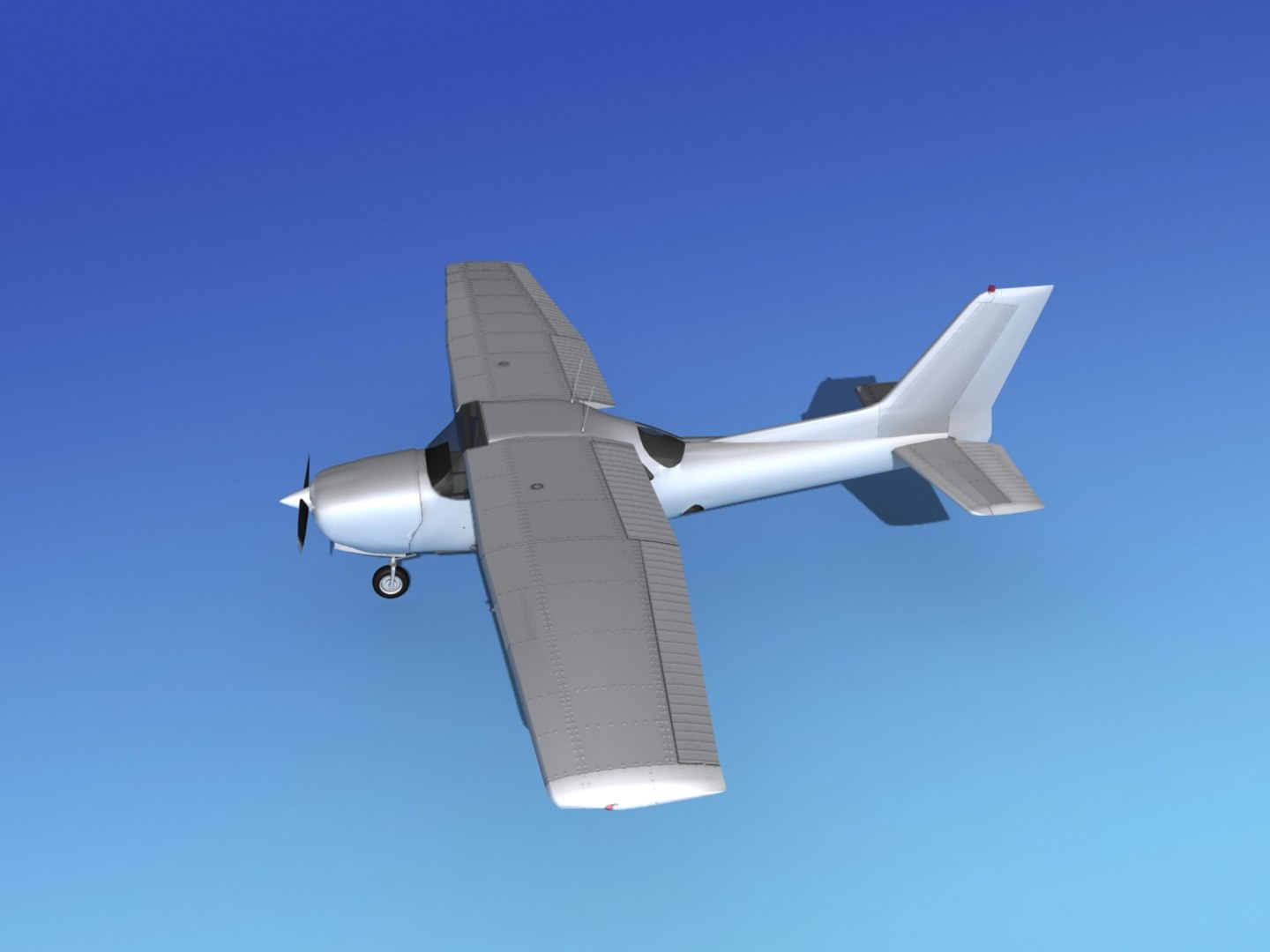 cessna 172 cutlass 172rg 3d model
