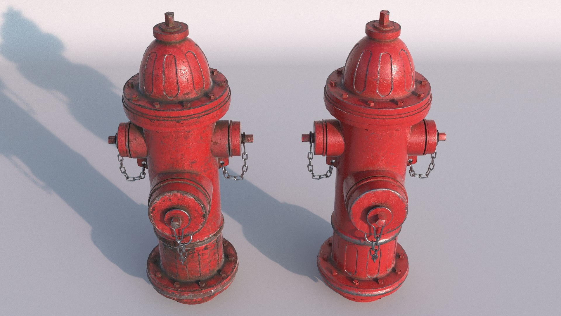3D Hydrant Red Yellow - TurboSquid 1690063
