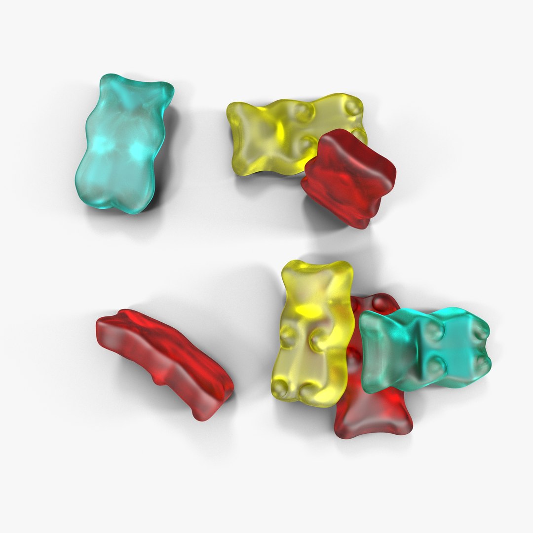 3d Model Haribo Gold-bears