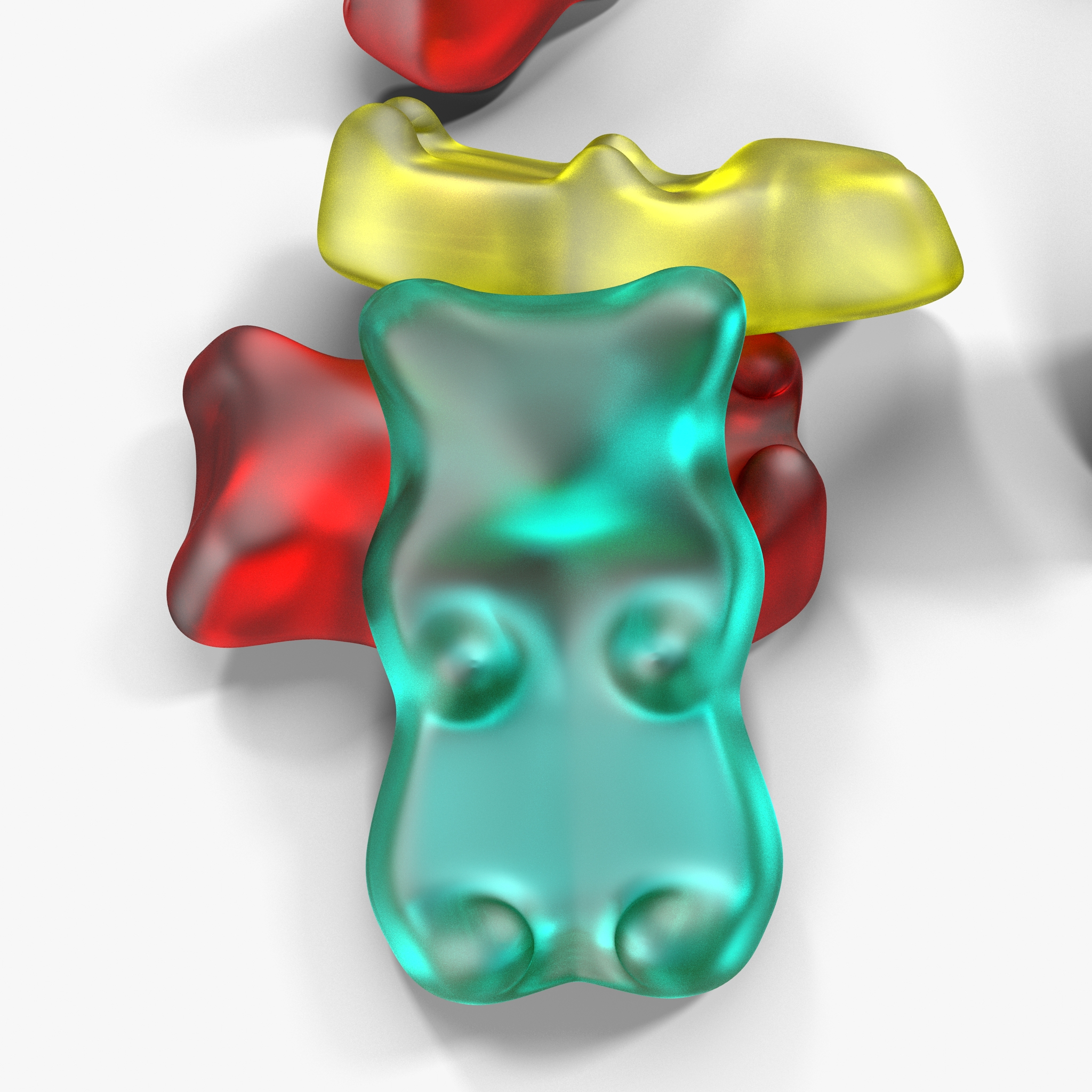 3d model haribo gold-bears