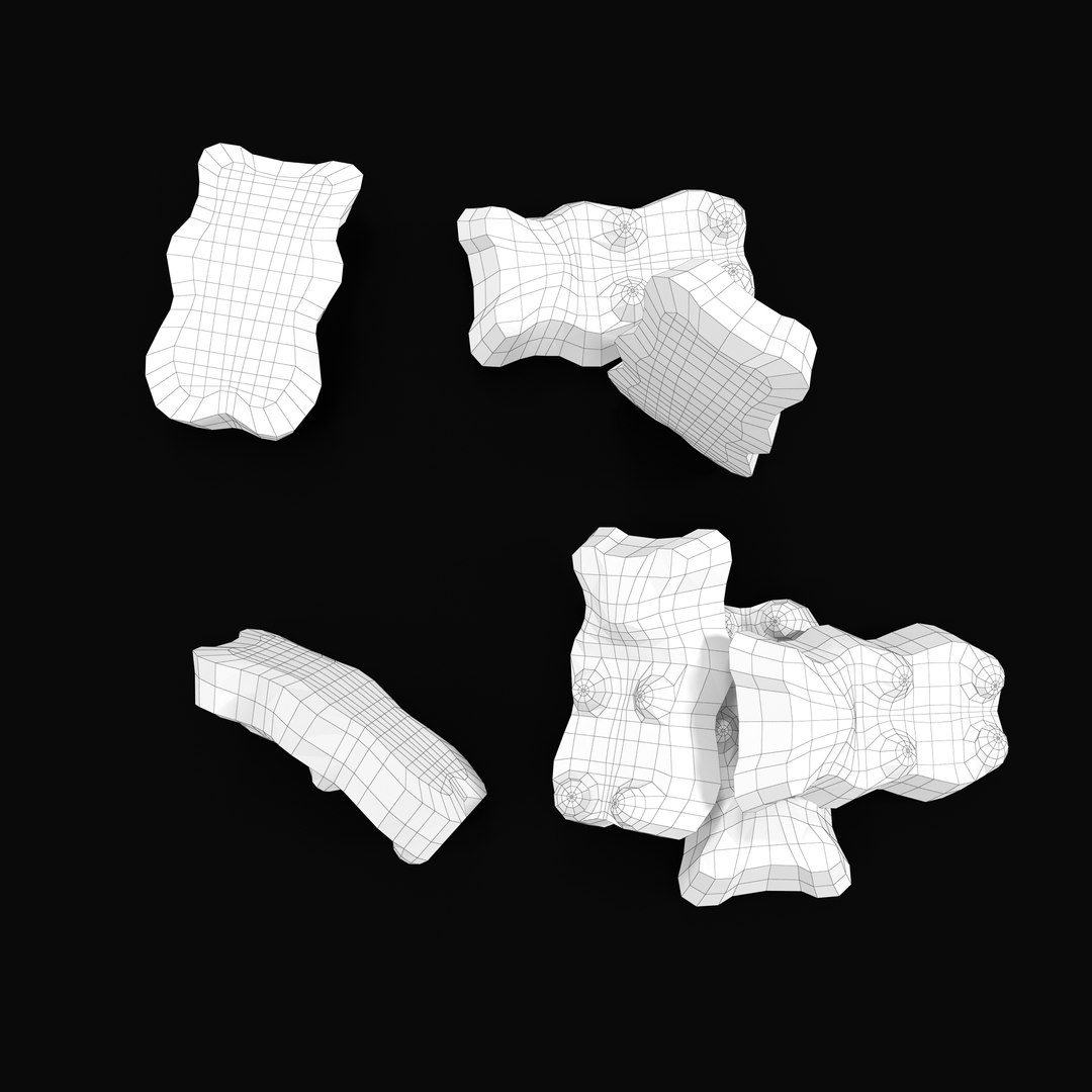 3d Model Haribo Gold-bears