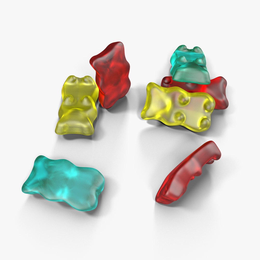 3d Model Haribo Gold-bears