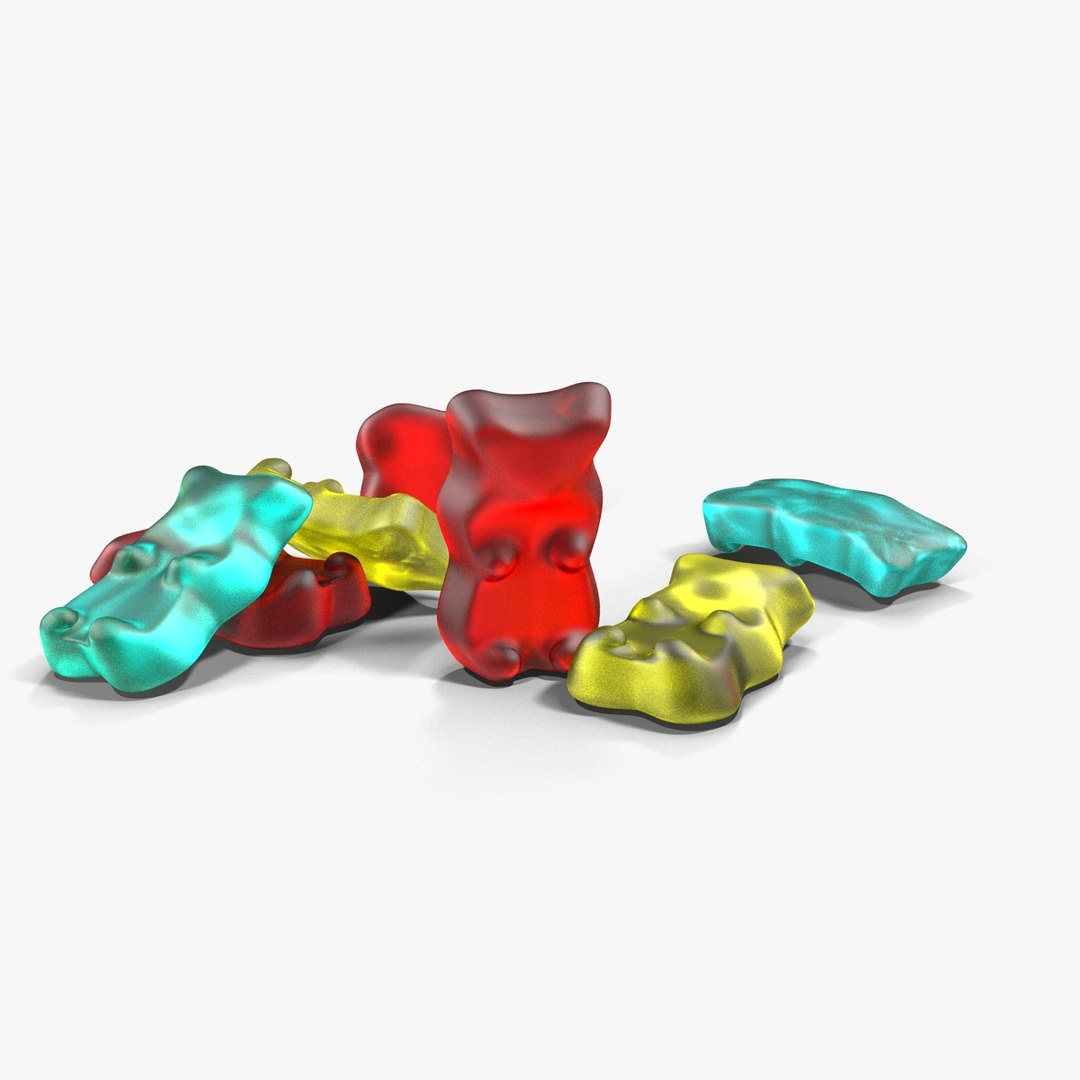 3d Model Haribo Gold-bears