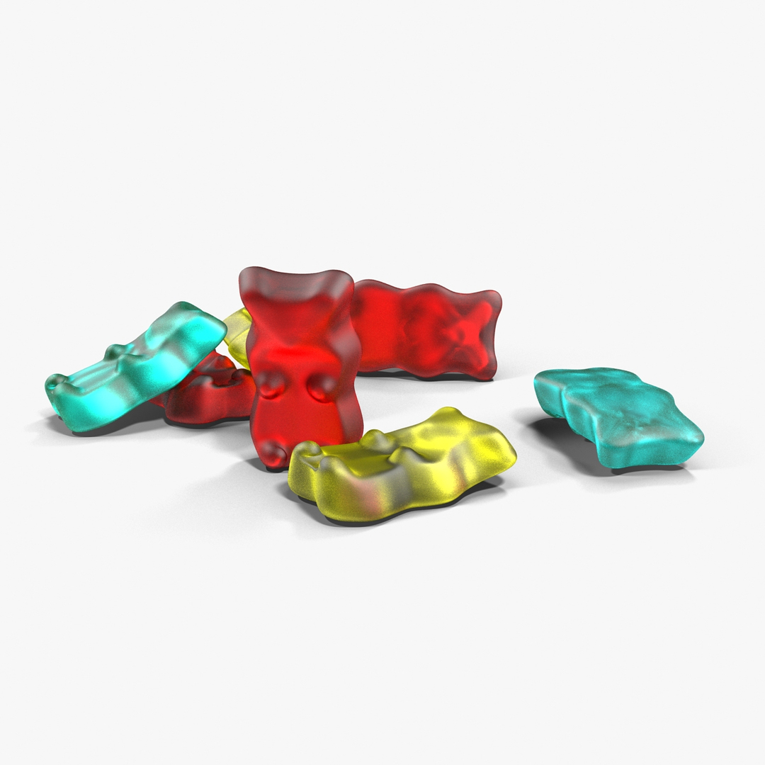 3d Model Haribo Gold-bears
