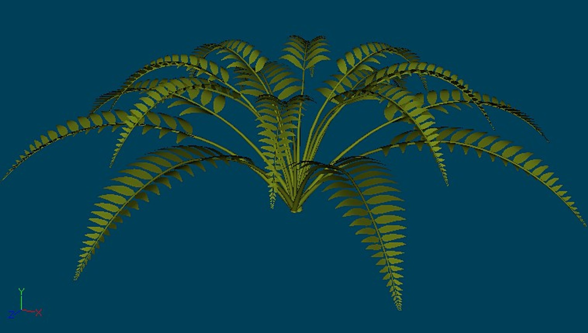 Fern Plant 3d Model