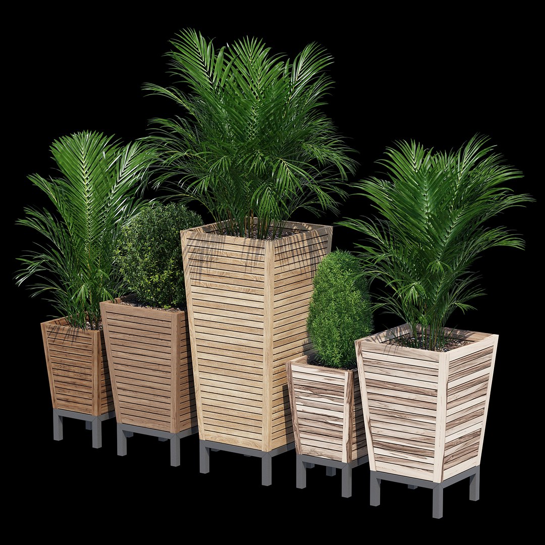 3D Model Plant Pot Ozone - TurboSquid 1480360