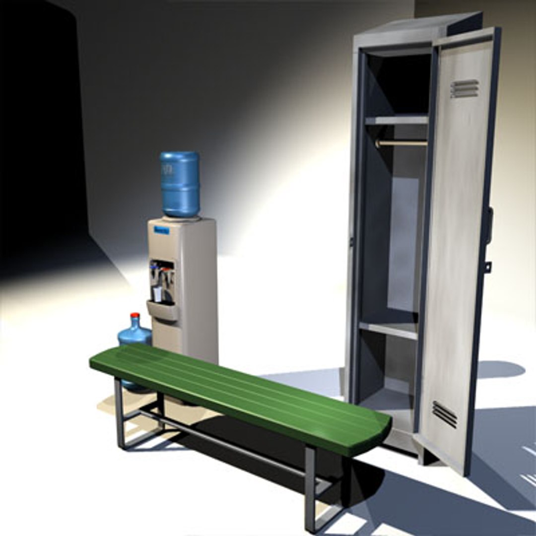 3d Locker Water Cooler 01