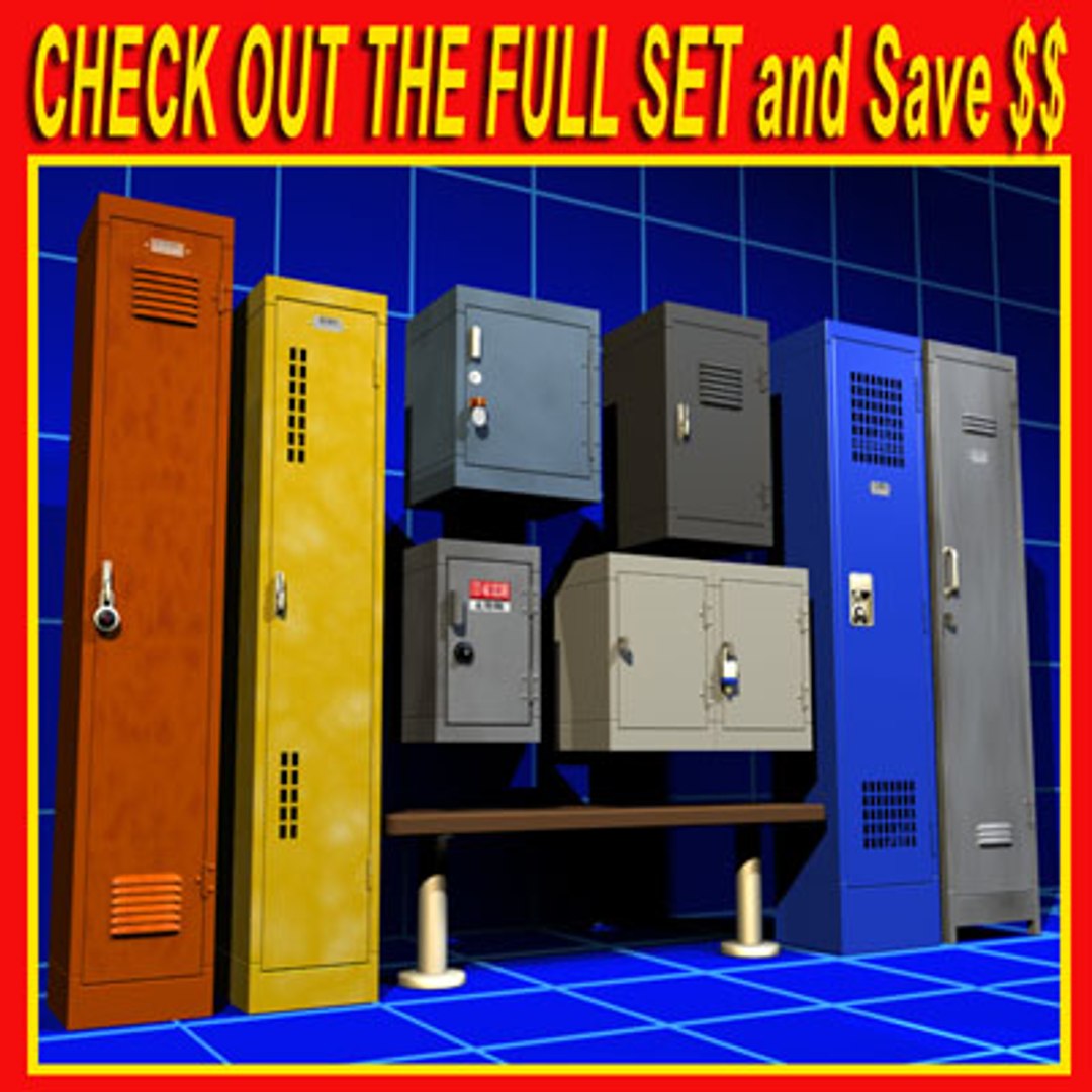 3d Locker Water Cooler 01