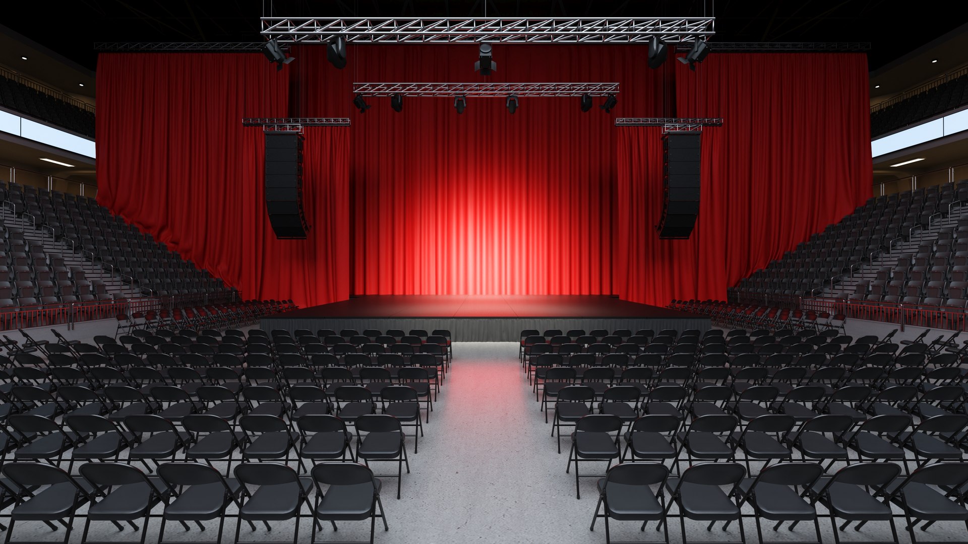 3D Arena Event Stage - TurboSquid 2334271