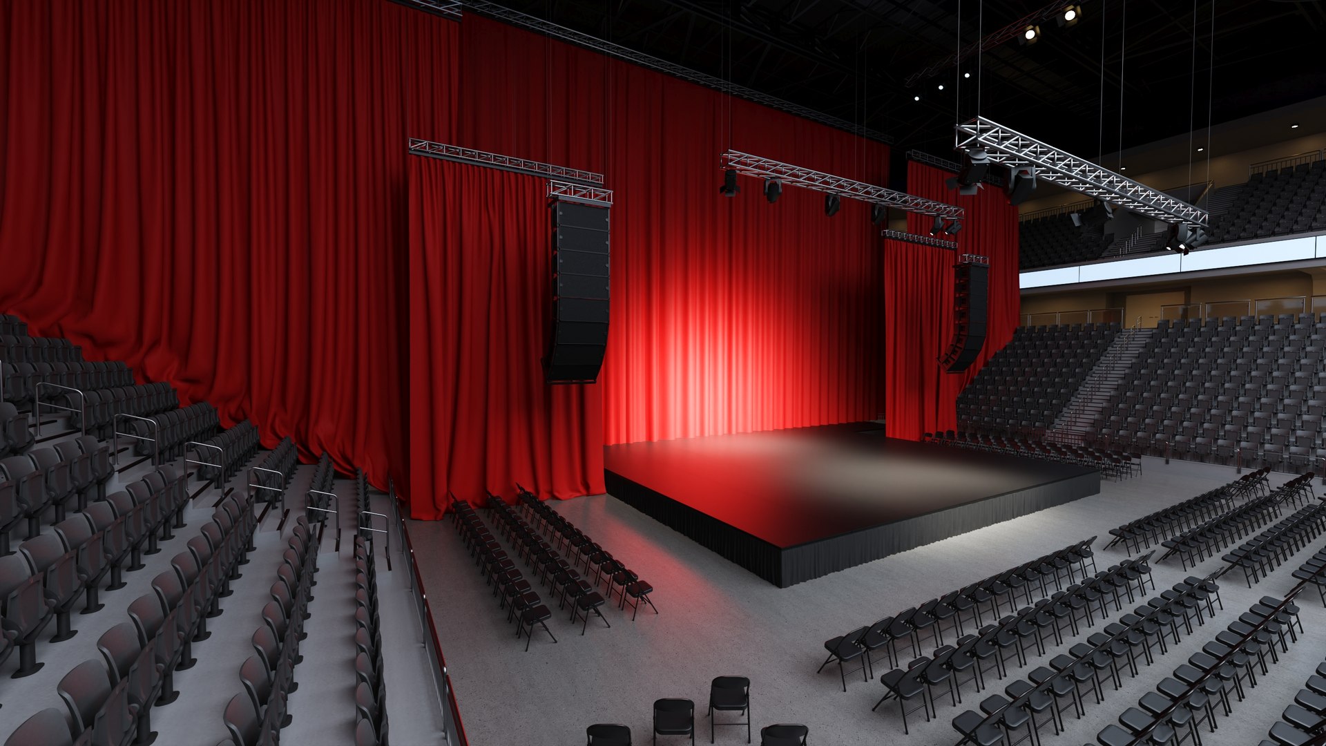3D Arena Event Stage - TurboSquid 2334271