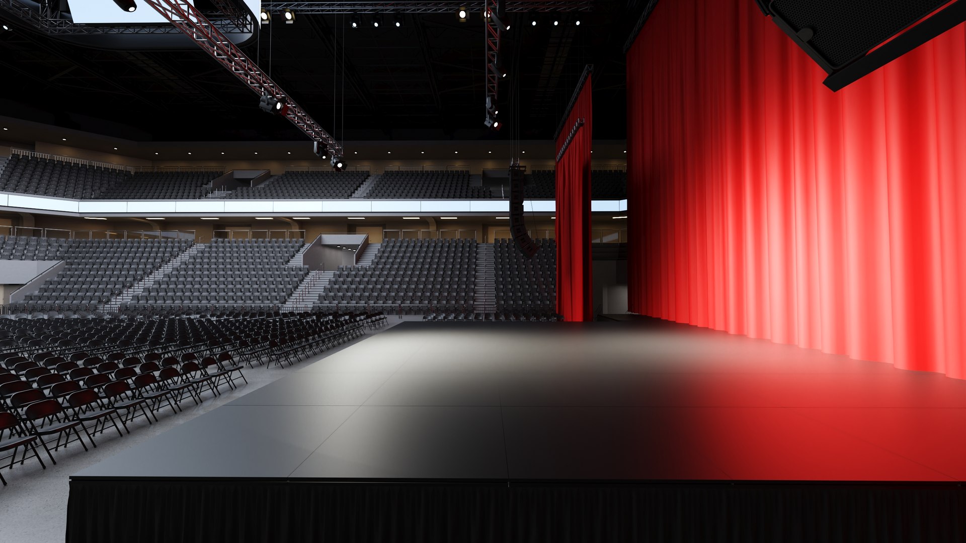 3D Arena Event Stage - TurboSquid 2334271