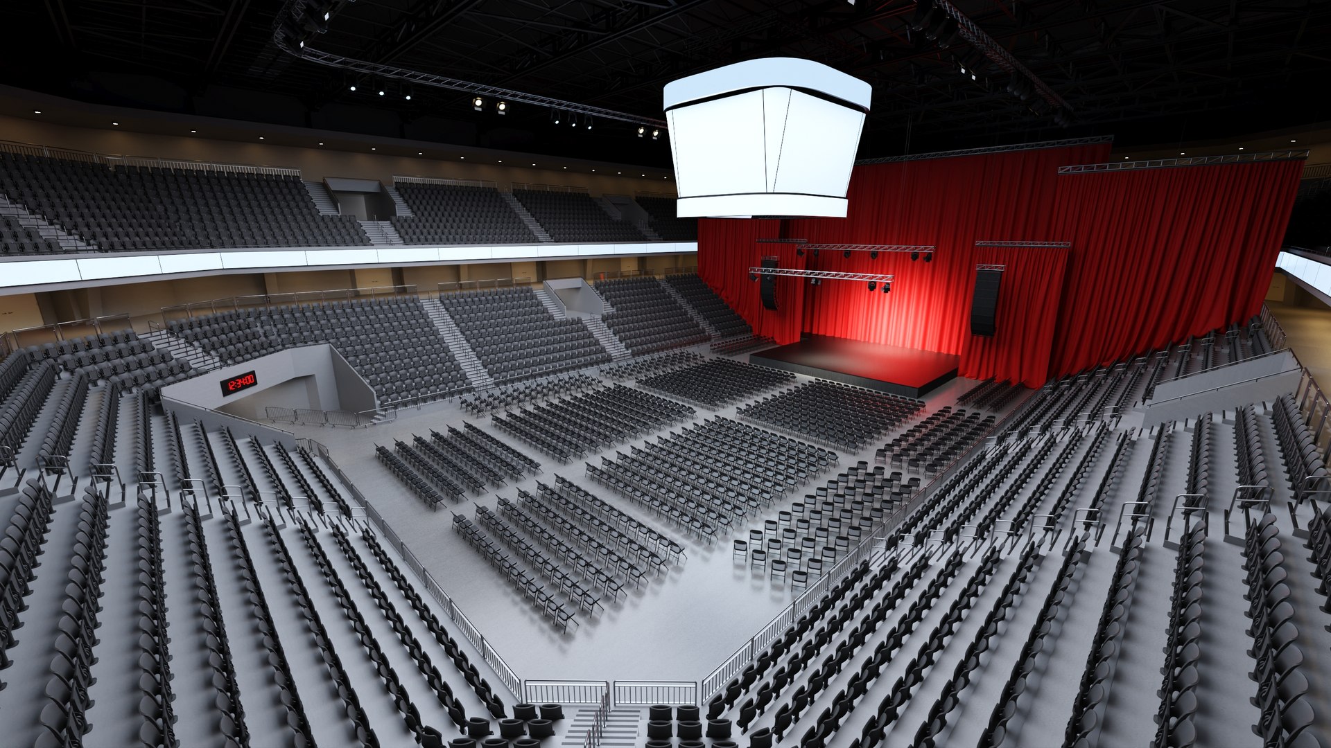 3D Arena Event Stage - TurboSquid 2334271