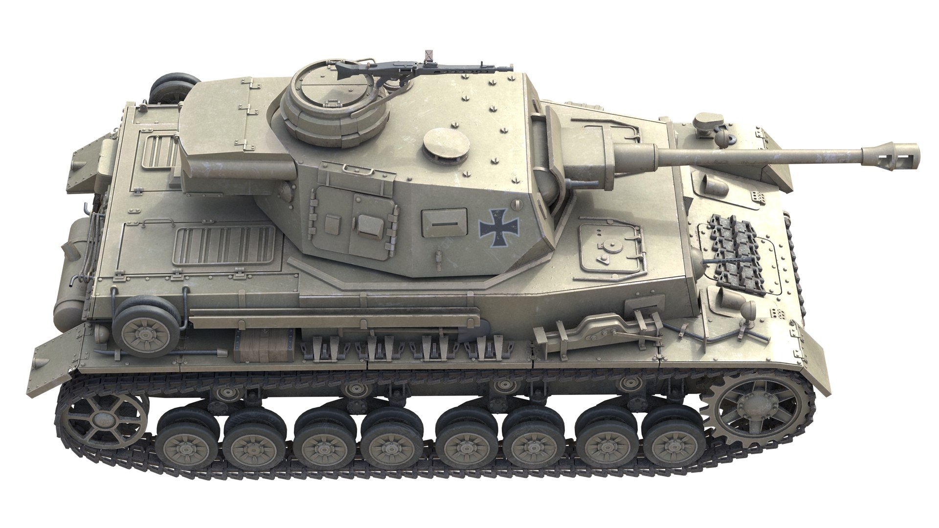 Panzer IV German Medium Tank 3D - TurboSquid 2301842