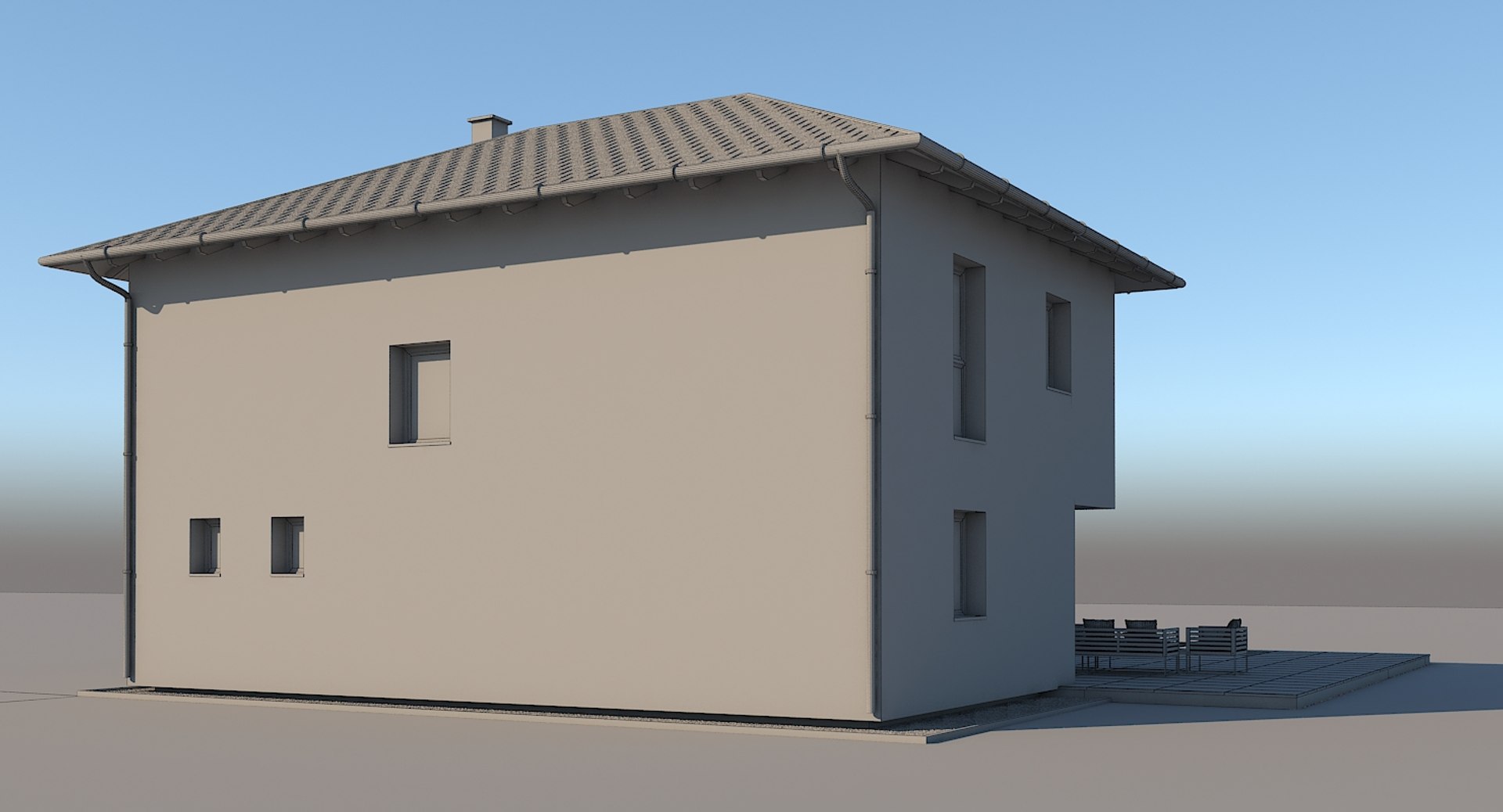 3D Model Contemporary House 64 - TurboSquid 1398893