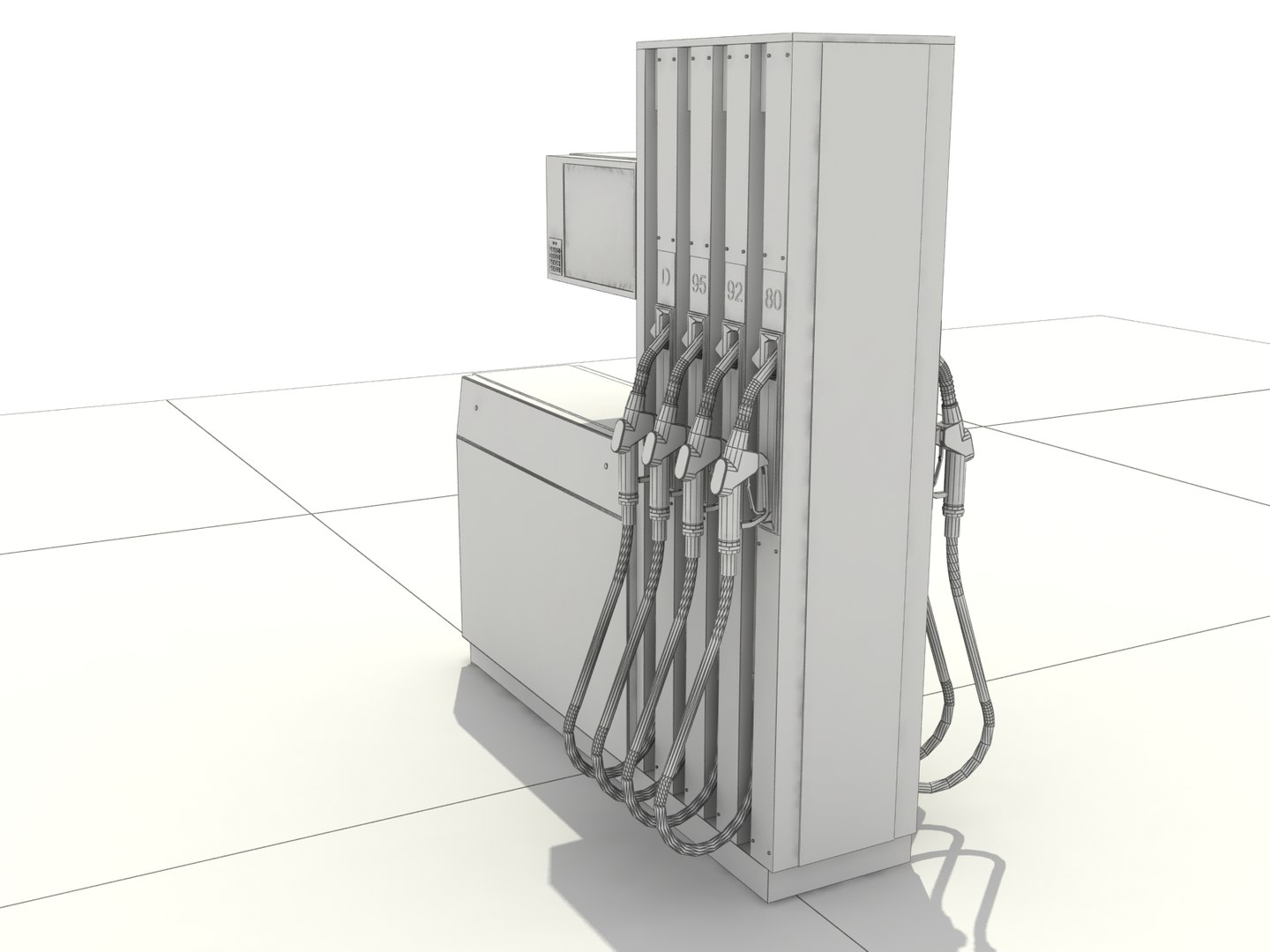 3d Fuel Dispenser Model