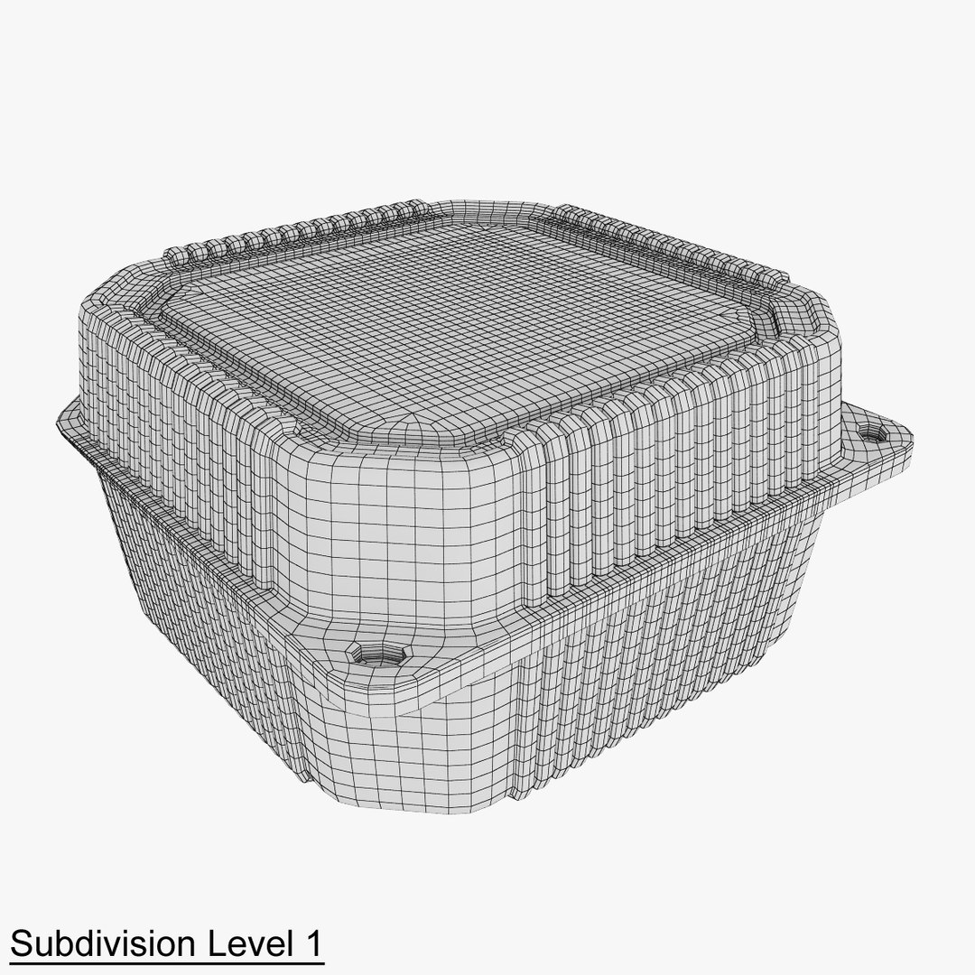 3D Plastic Container - TurboSquid 1381919