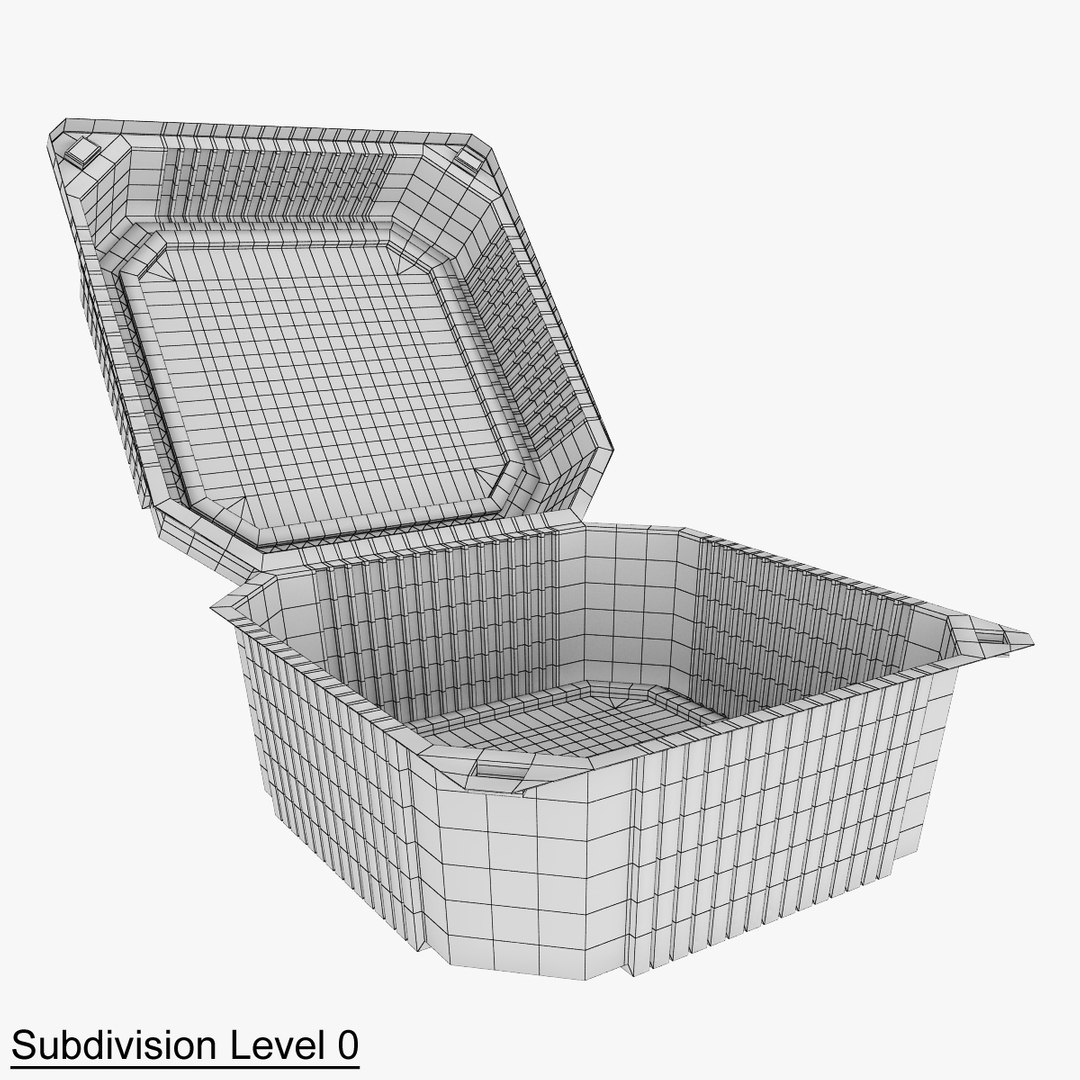 3D Plastic Container - TurboSquid 1381919
