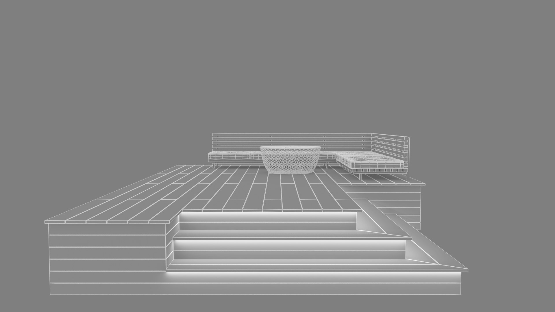 Wooden Terrace Model - TurboSquid 2114903