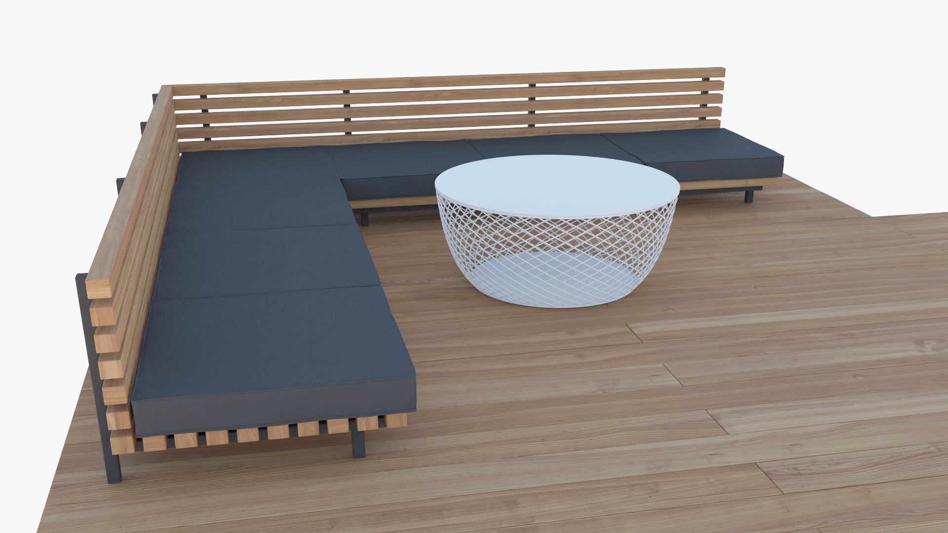 Wooden Terrace Model - TurboSquid 2114903