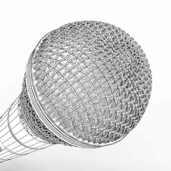 free basic microphone 3d model